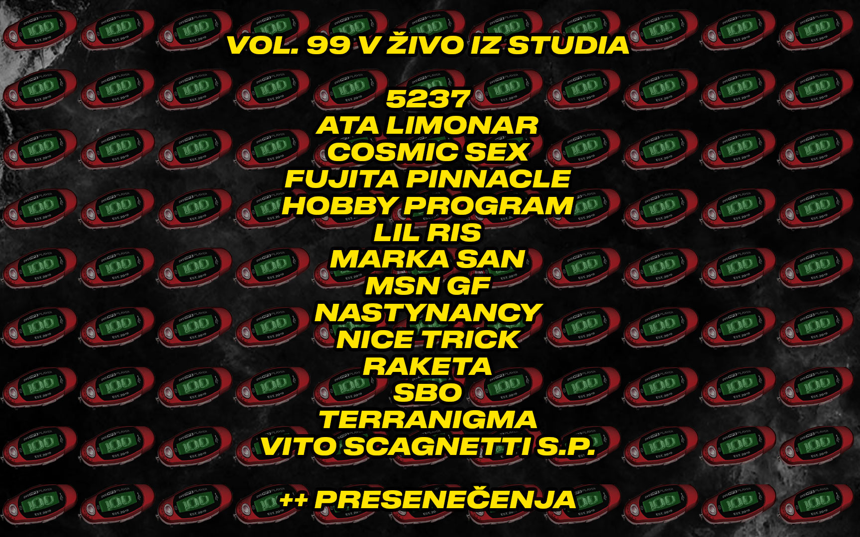 Vol. 99: i GoT 99 pLaYeRs AnD dVs.Mp3 iS 1hUnNa | Radio Študent
